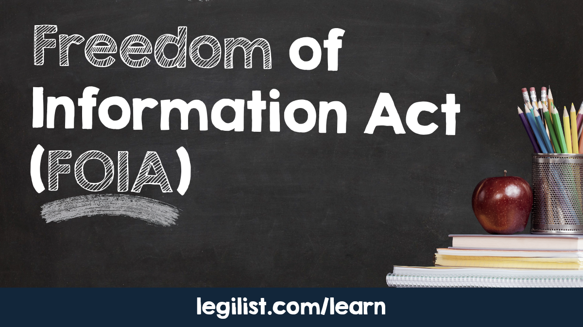 Freedom of Information Act (FOIA) – LegiList